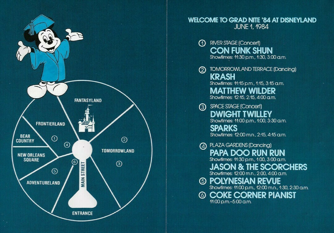 Concert History of Disneyland Anaheim, California, United States ...