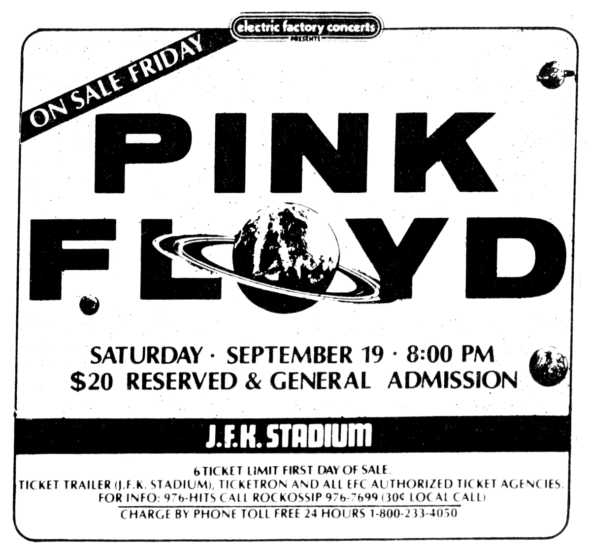 Pink Floyd Concert & Tour History (Updated for 2024) | Concert Archives