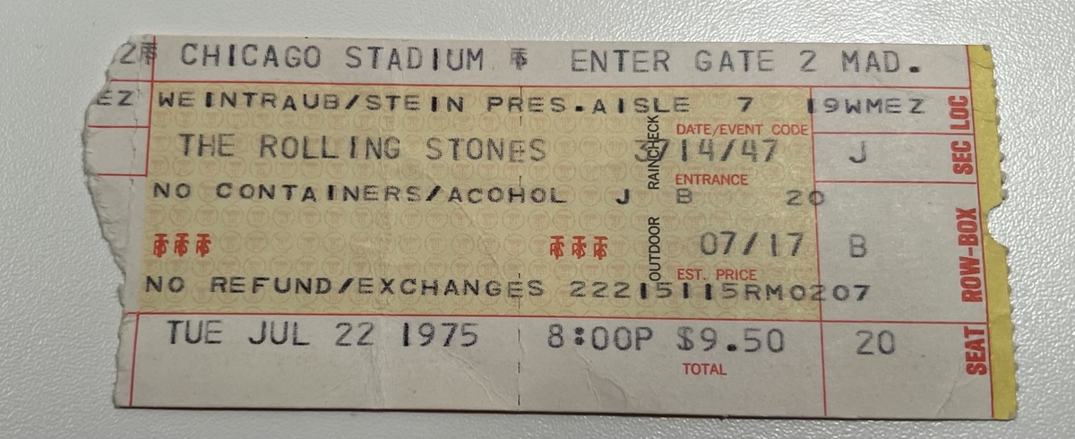 The Rolling Stones's 1975 Concert & Tour History | Concert Archives