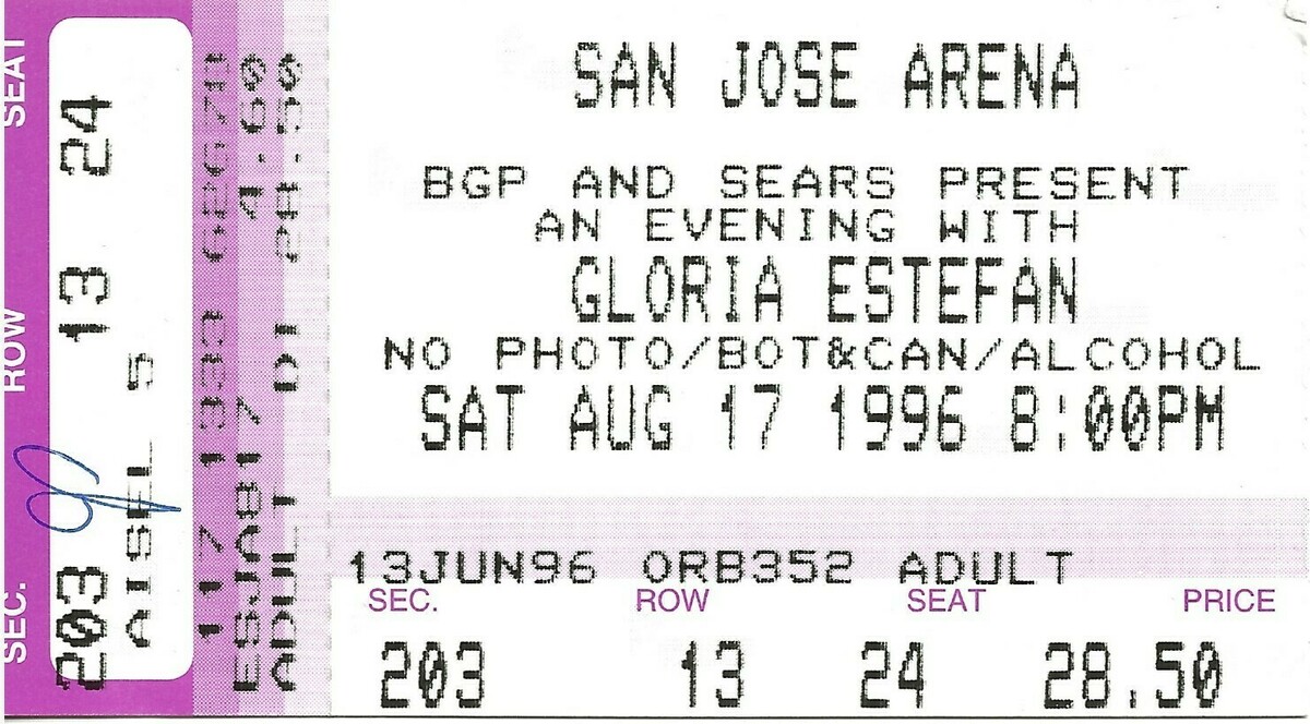 Gloria Estefan Concert & Tour History | Concert Archives