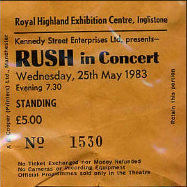 Rush's 1983 Concert & Tour History | Concert Archives