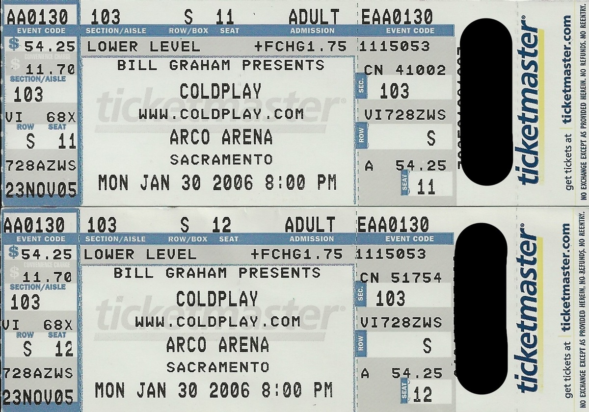 Coldplay's 2006 Concert & Tour History | Concert Archives