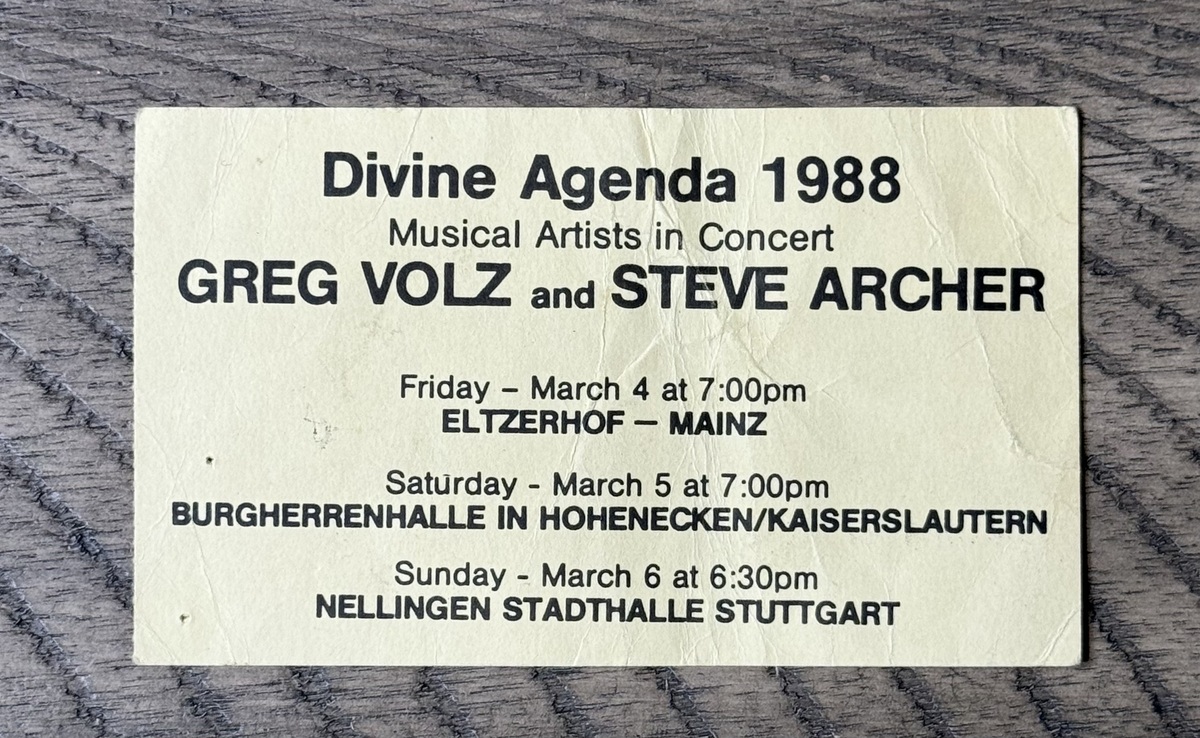 Steve Archer Concert & Tour History | Concert Archives