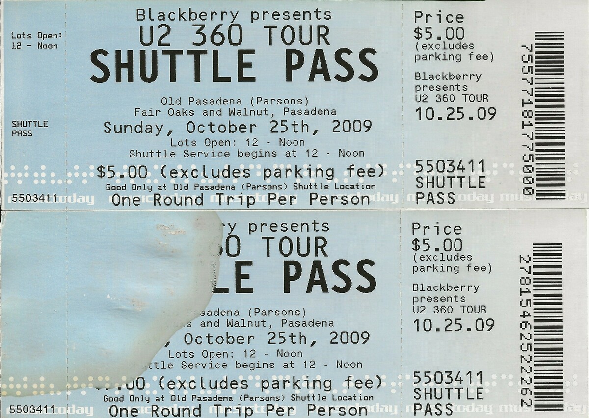 U2 Concert & Tour History (Updated for 2024) | Concert Archives