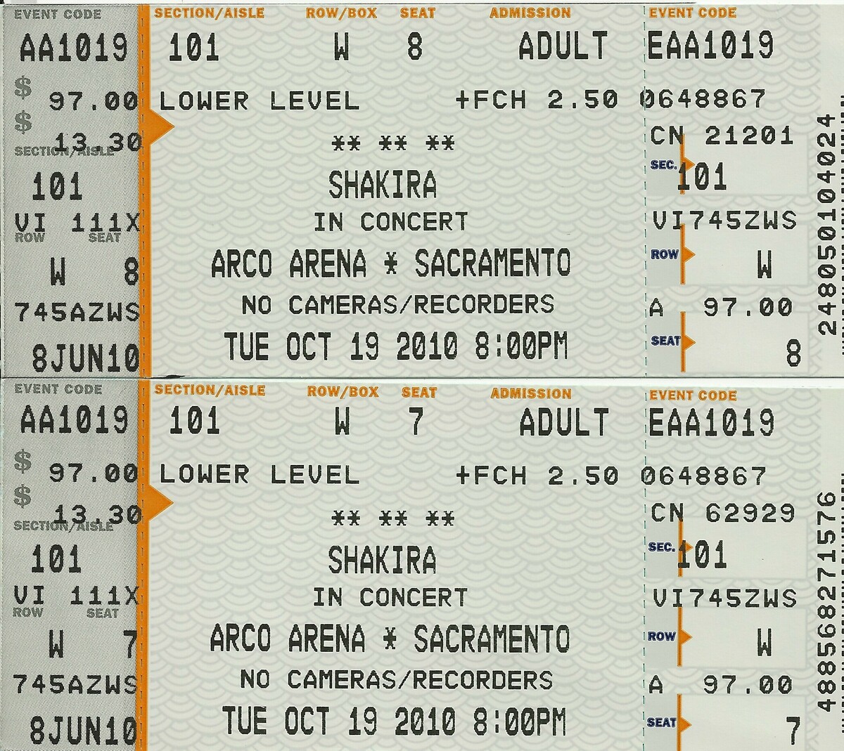 Shakira Concert & Tour History (Updated for 2025) | Concert Archives