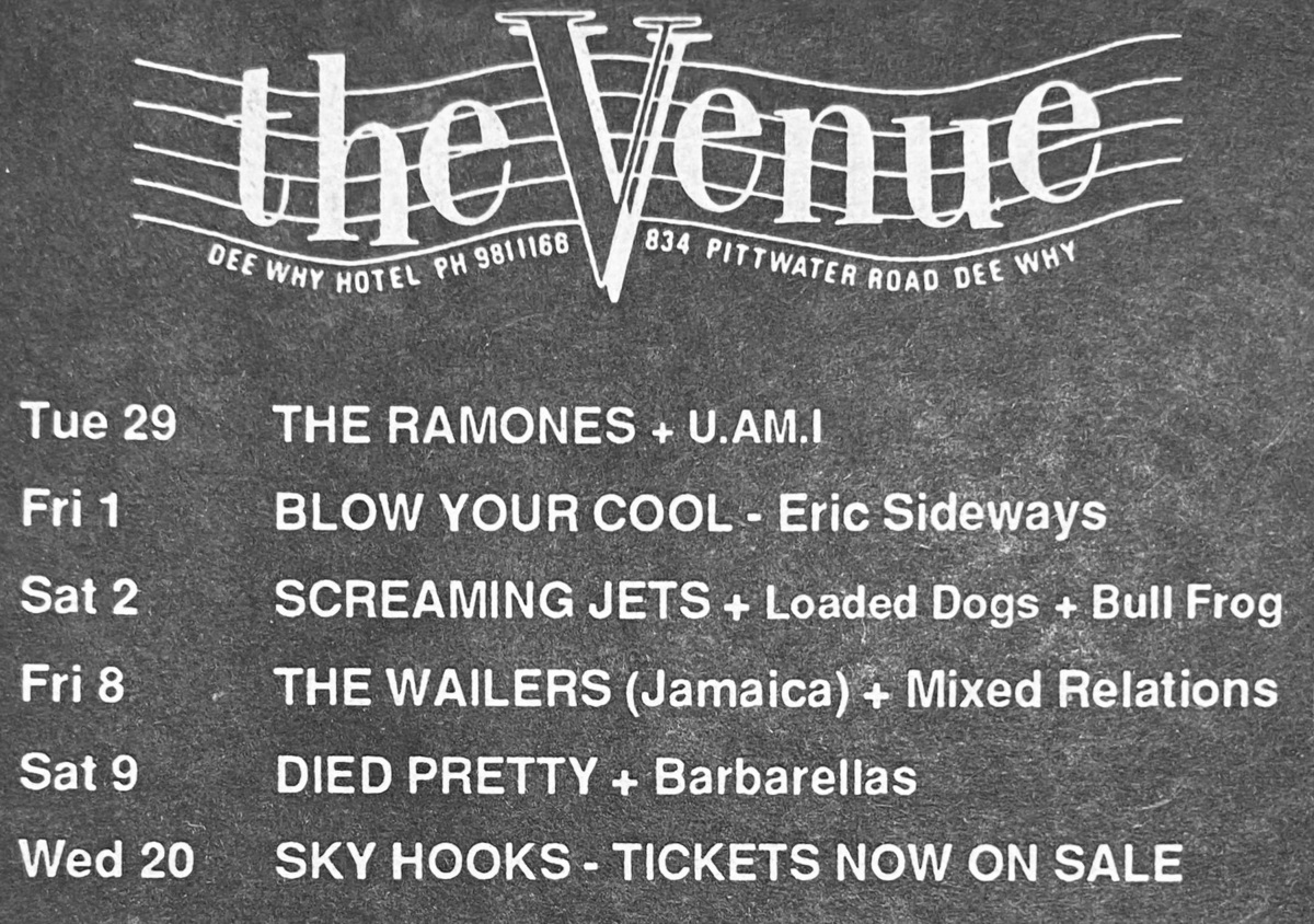 Ramones Concert & Tour History | Concert Archives