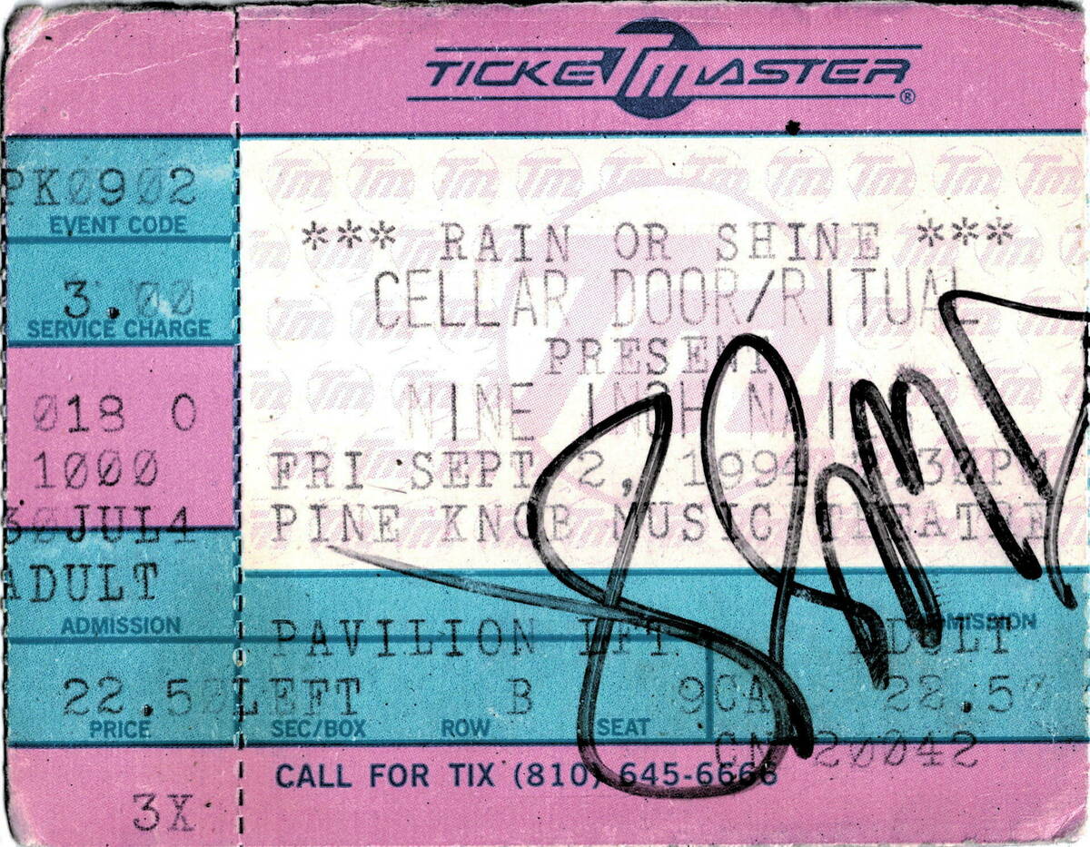 Nine Inch Nails's 1994 Concert & Tour History | Concert Archives