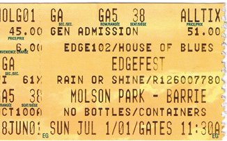 Concert History of Molson Park Barrie, Ontario, Canada | Concert Archives