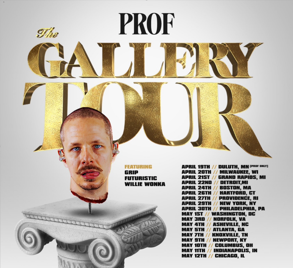 Prof Concert & Tour History (Updated for 2025) | Concert Archives