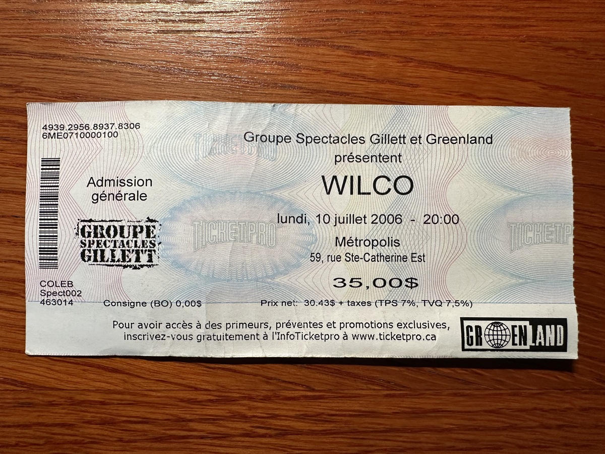 Wilco Concert & Tour History (Updated for 2024 - 2025) | Concert Archives