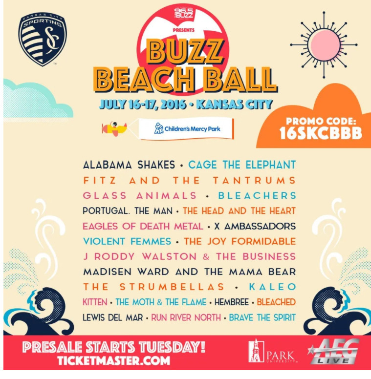 "96.5 The Buzz Beach Ball" Concert & Tour History | Concert Archives