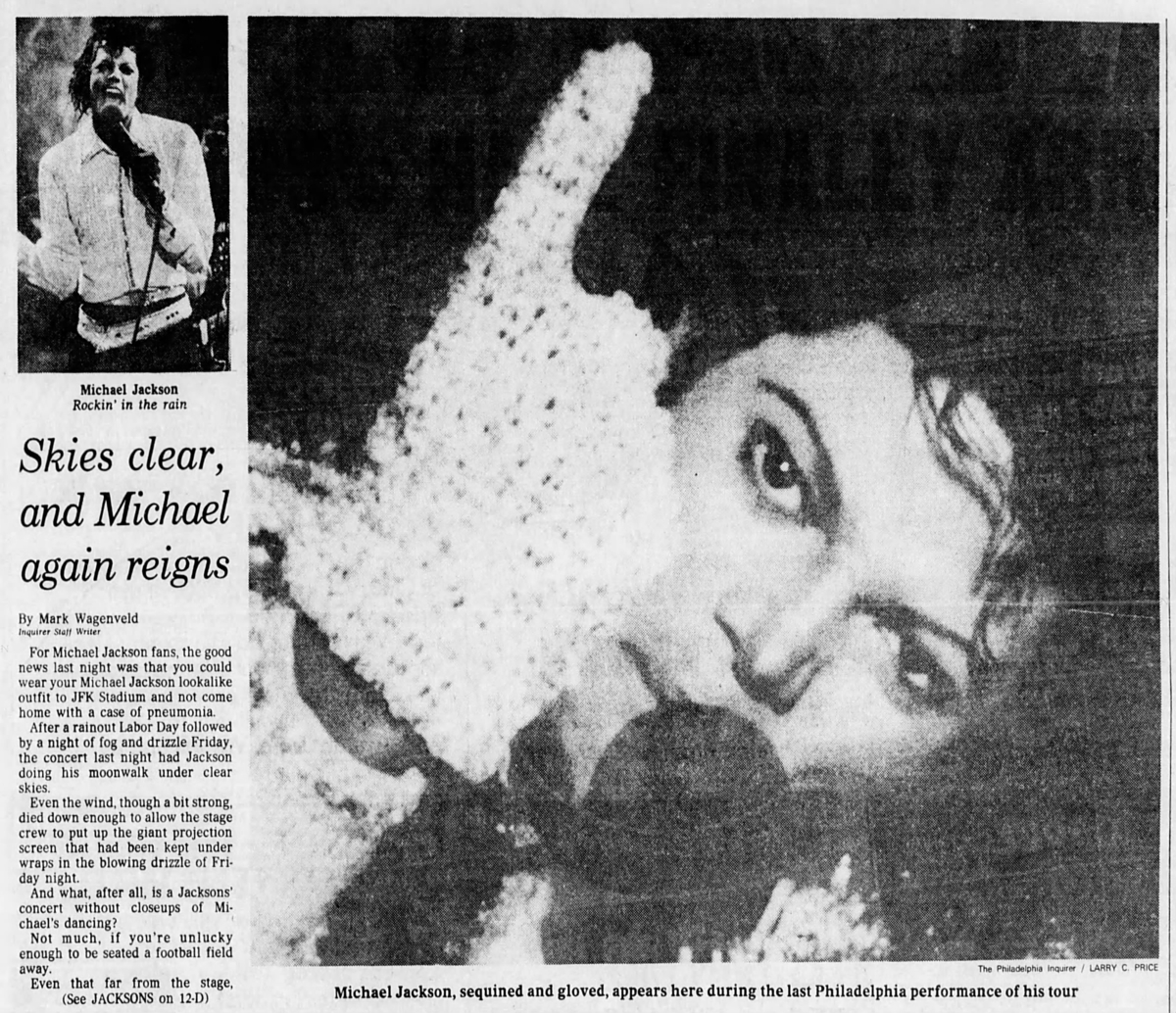 Michael Jackson Concert & Tour History | Concert Archives