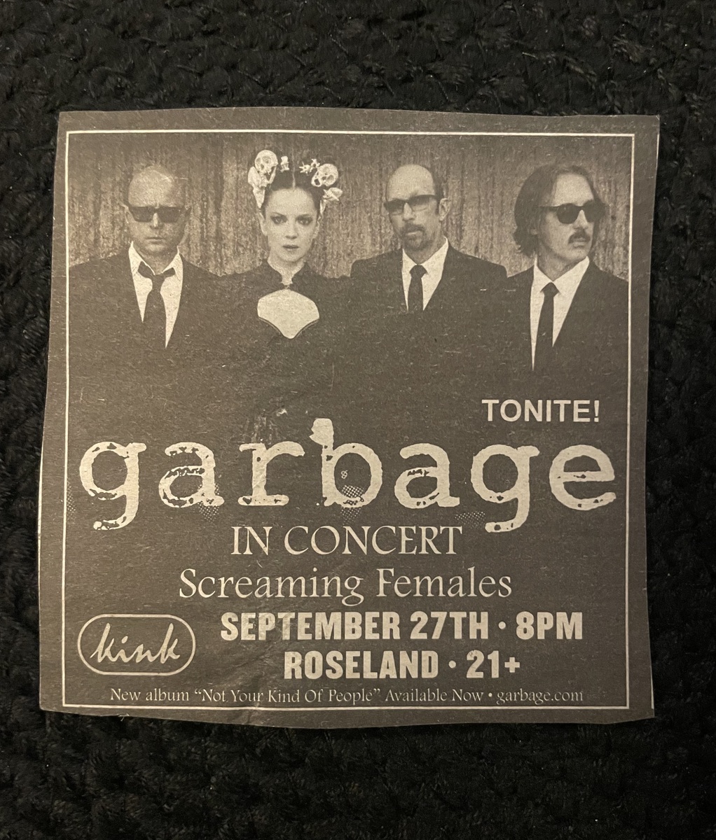 Garbage Concert & Tour History (Updated for 2024 - 2025) | Concert Archives