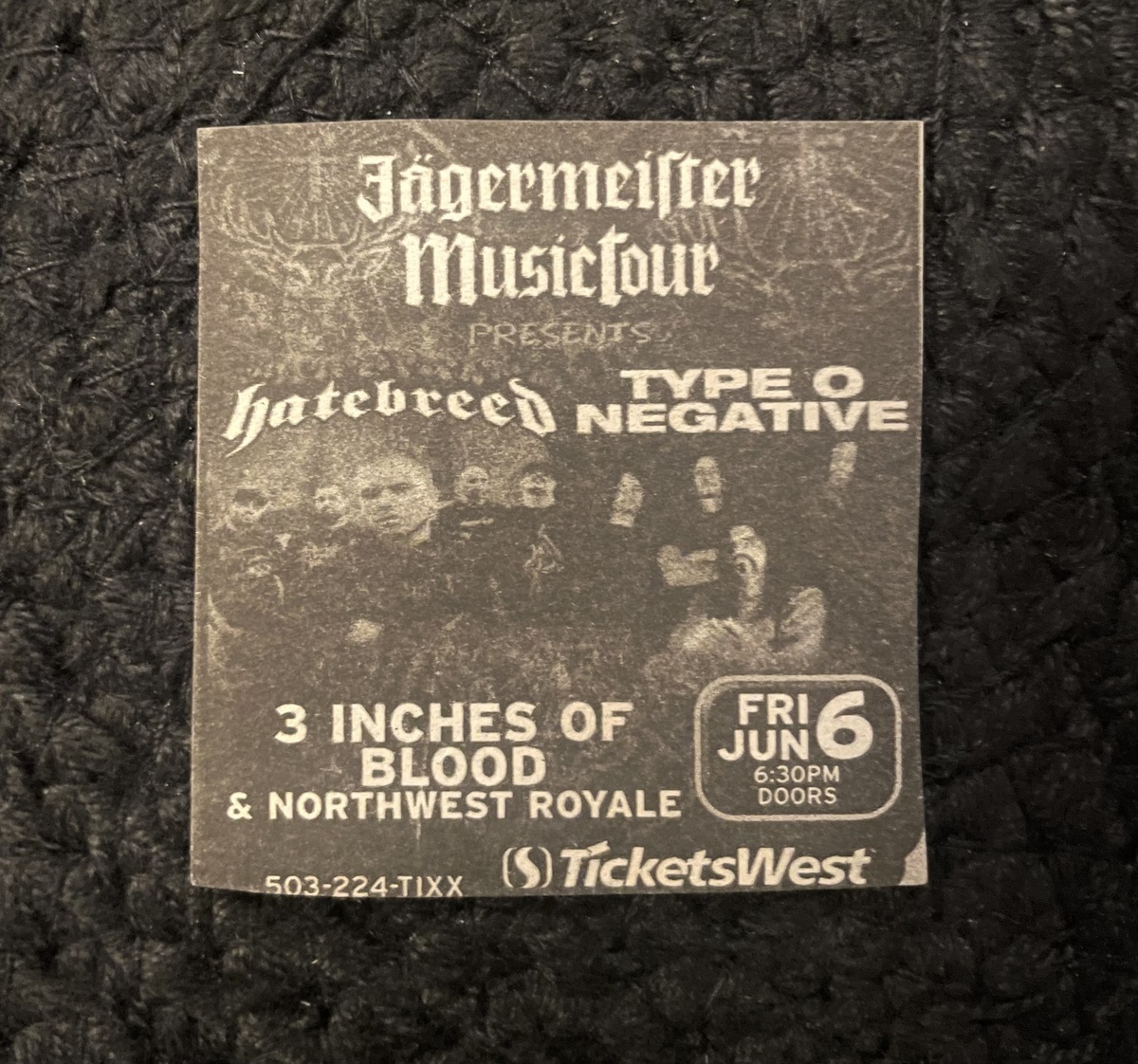 Type O Negative Concert & Tour History | Concert Archives