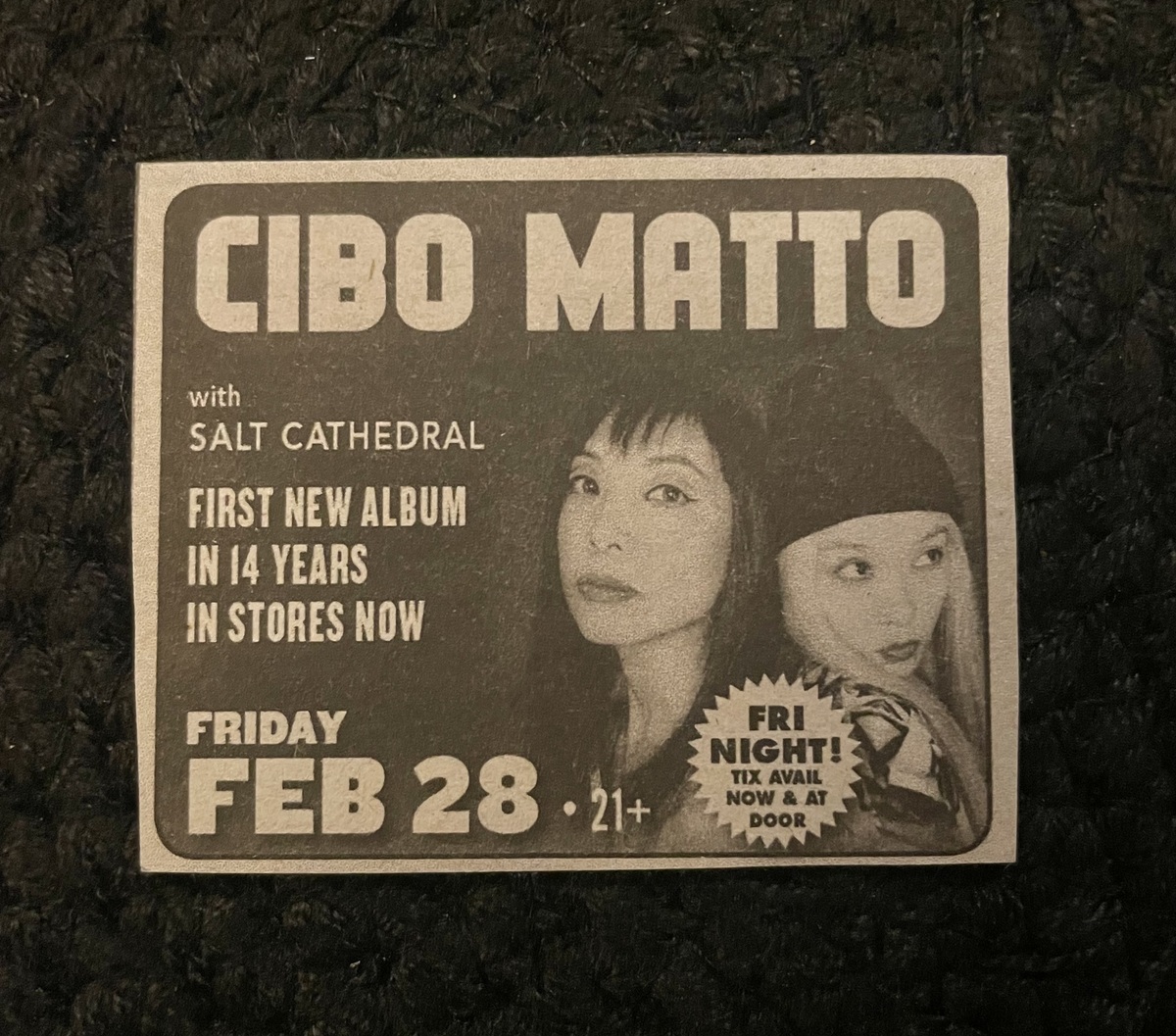 Cibo Matto Concert & Tour History | Concert Archives