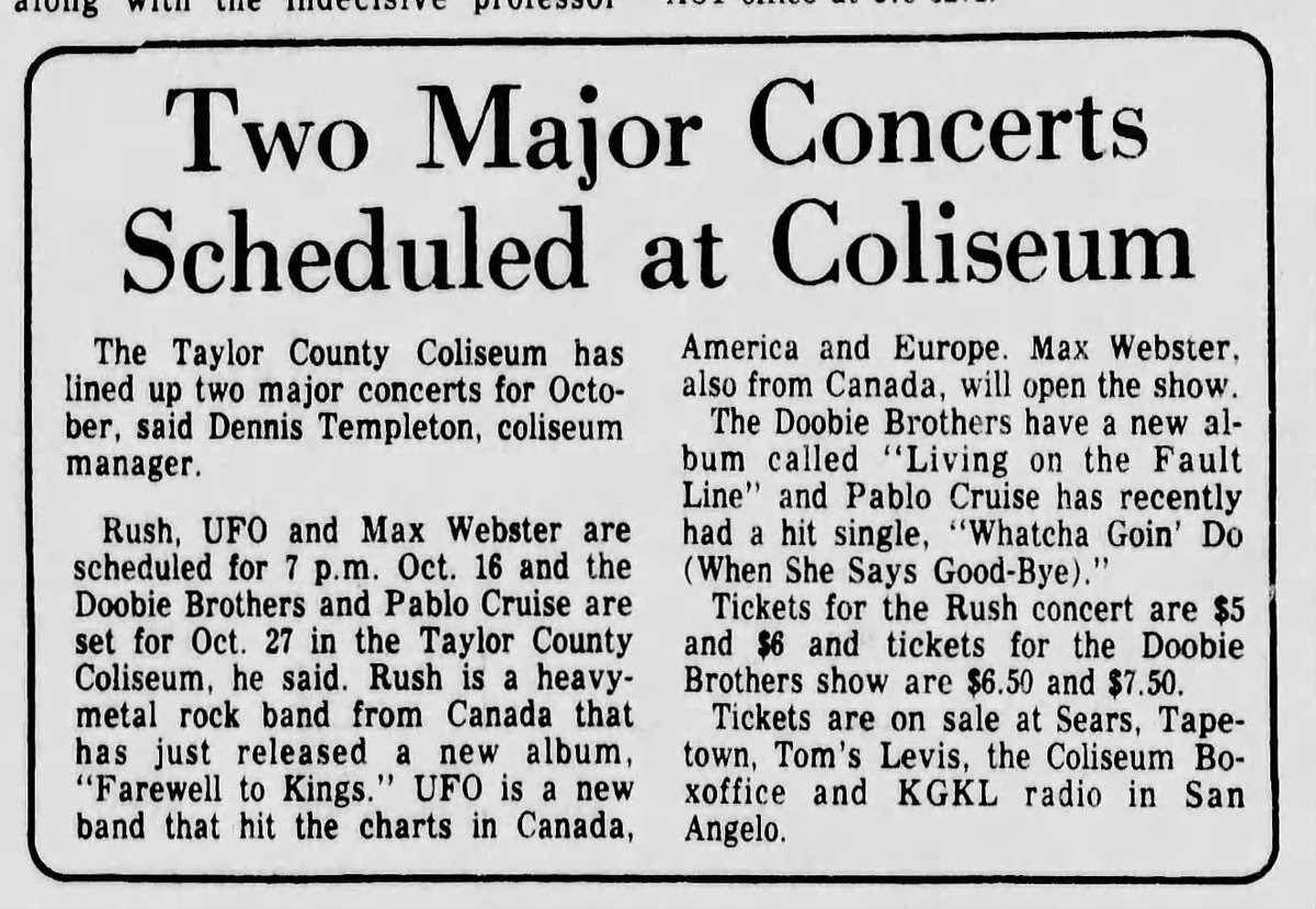 Concert History of Taylor County Coliseum Abilene, Texas, United States ...