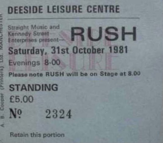 Rush's 1981 Concert & Tour History | Concert Archives