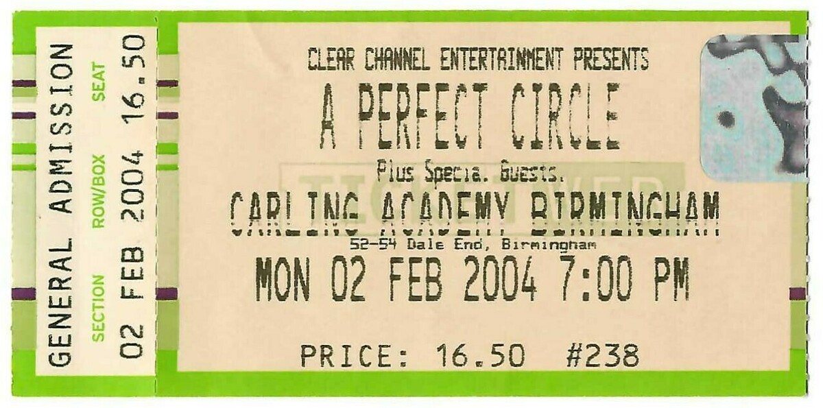A Perfect Circle Concert & Tour History (Updated for 2025) | Concert ...