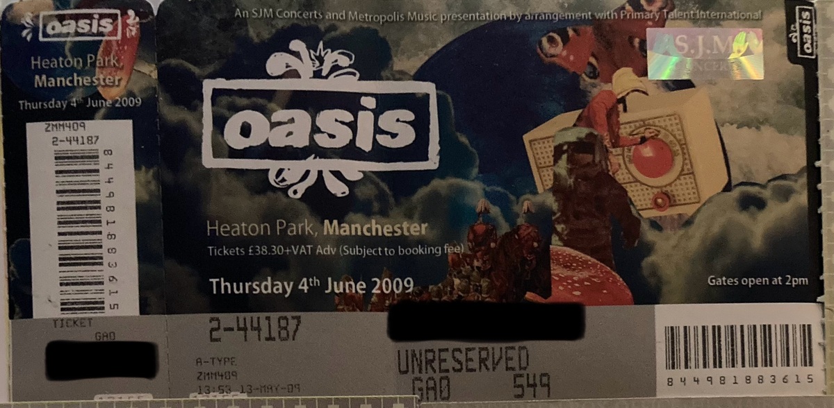 Oasis's 2009 Concert & Tour History | Concert Archives