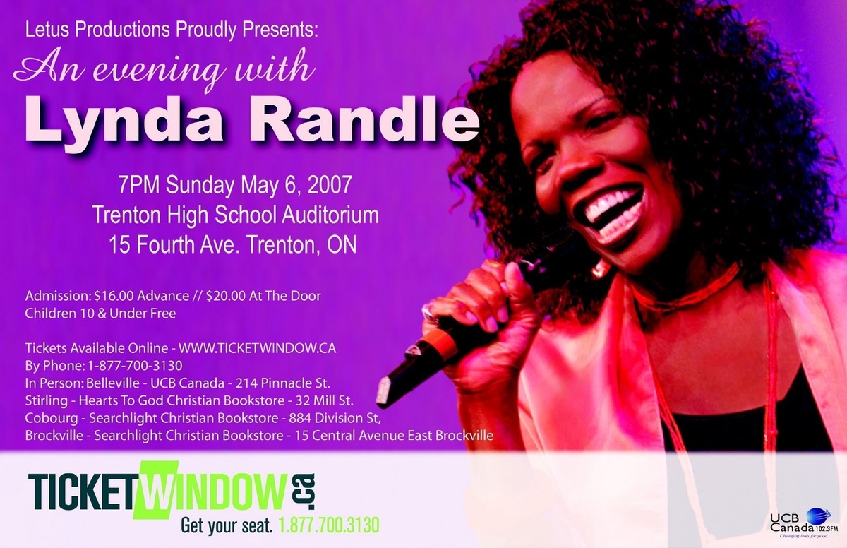 May 06, 2007: Lynda Randle / Andrew Martin at | Concert Archives