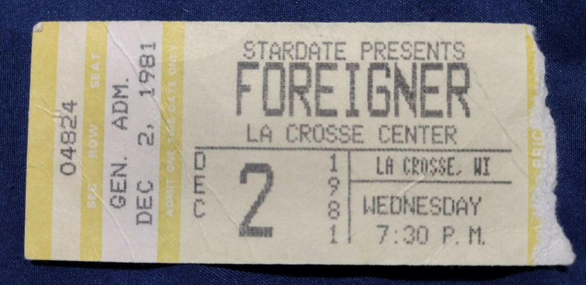 Foreigner's 1981 Concert & Tour History | Concert Archives