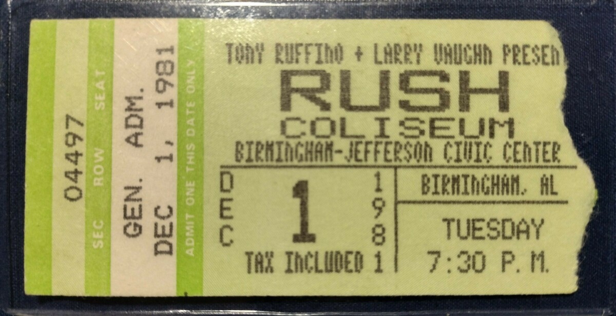 Rush's 1981 Concert & Tour History | Concert Archives