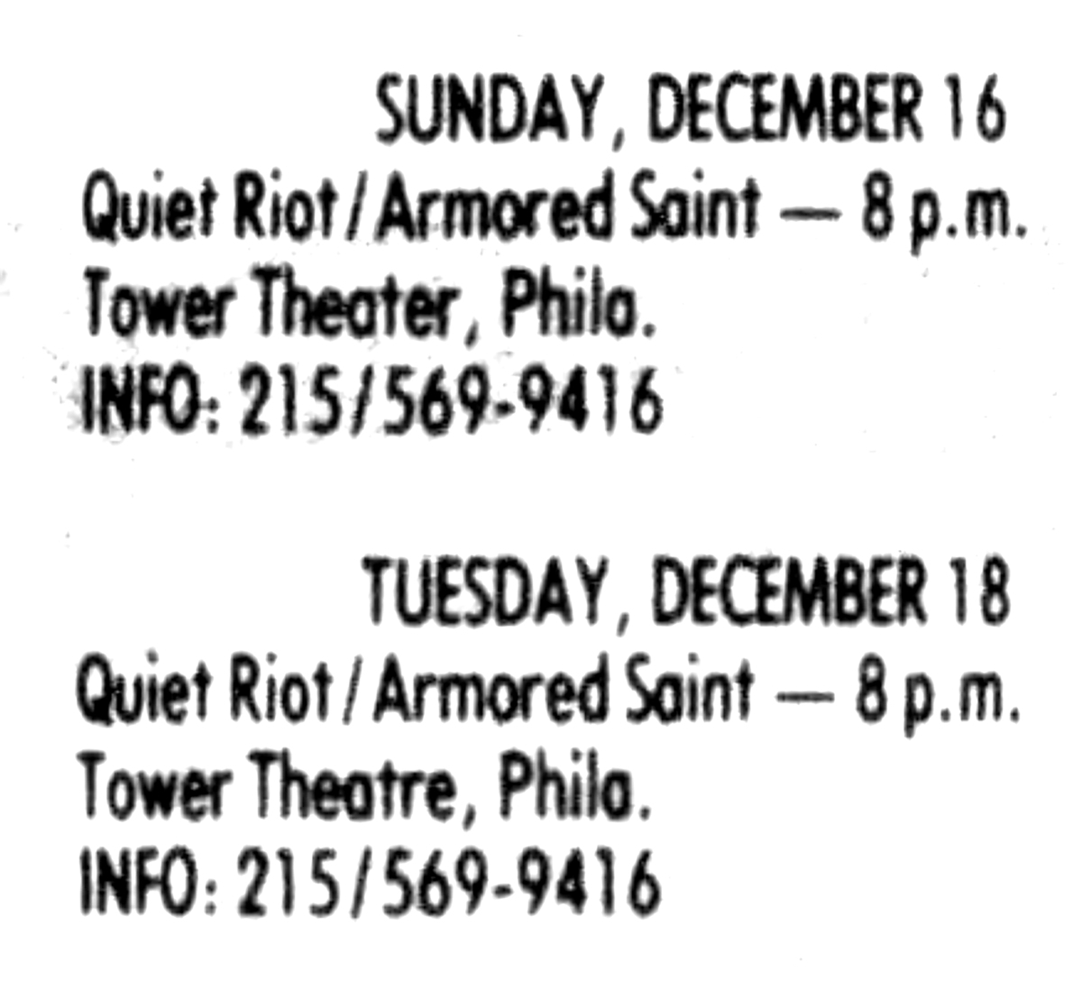 Quiet Riot Concert & Tour History (Updated for 2024 - 2025) | Concert ...