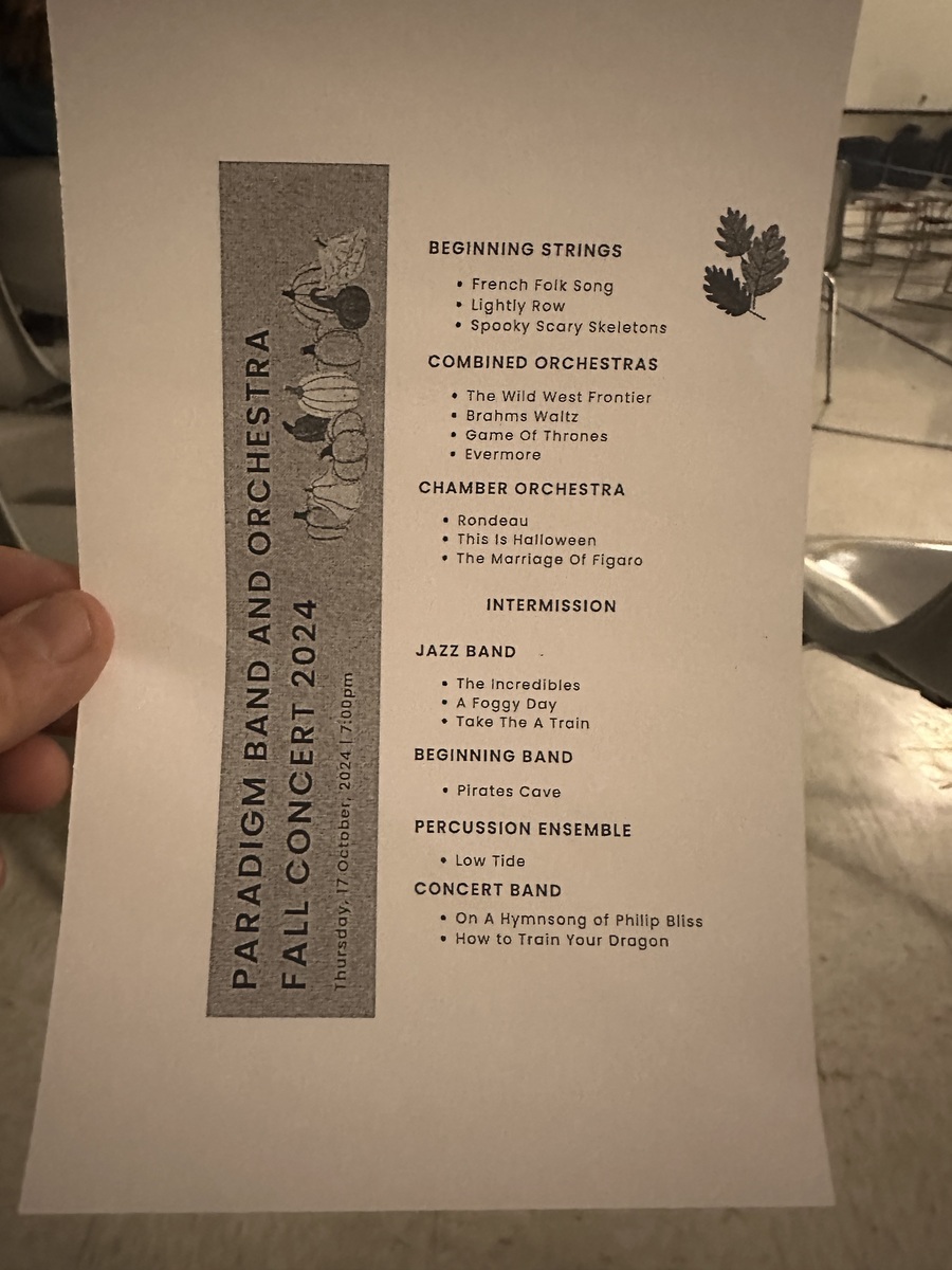 Paradigm Band and Orchestra featuring Ryan Bailey Concert & Tour ...