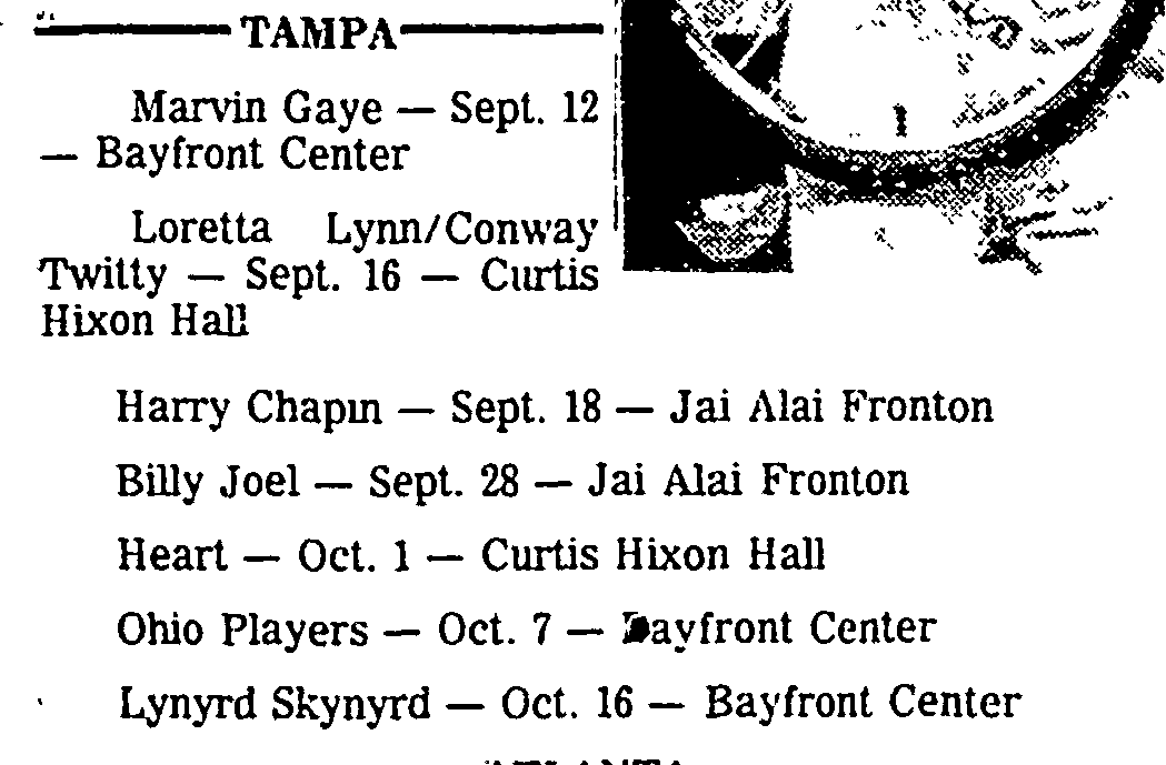 Concert History of Bayfront Center St. Petersburg, Florida, United ...