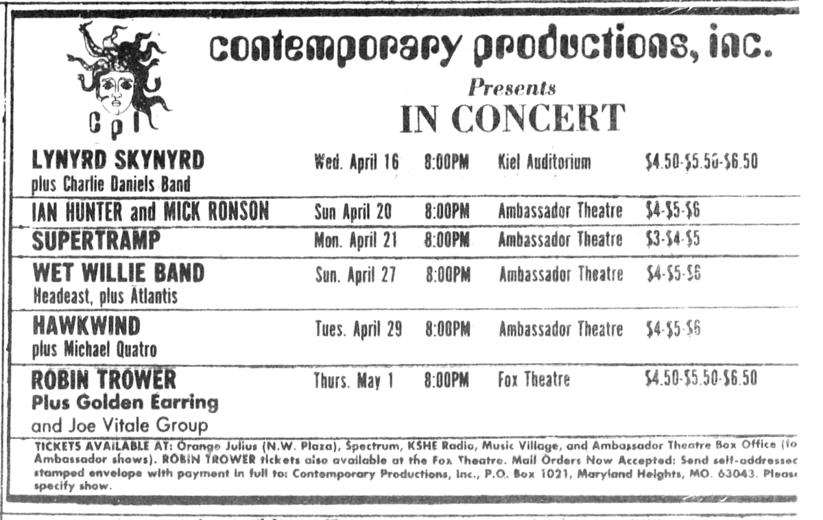 Concert History of Kiel Auditorium St Louis, Missouri, United States ...