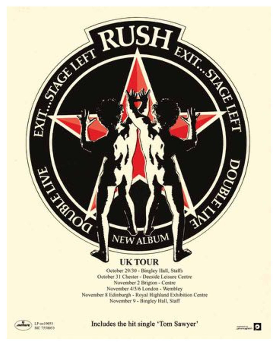 Rush's 1981 Concert & Tour History | Concert Archives