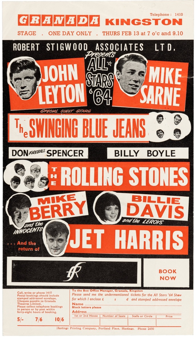The Rolling Stones's 1964 Concert & Tour History | Concert Archives