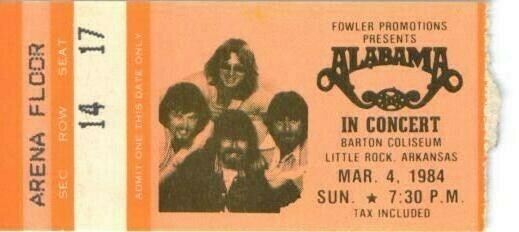 Alabama Concert & Tour History (Updated for 2025) | Concert Archives