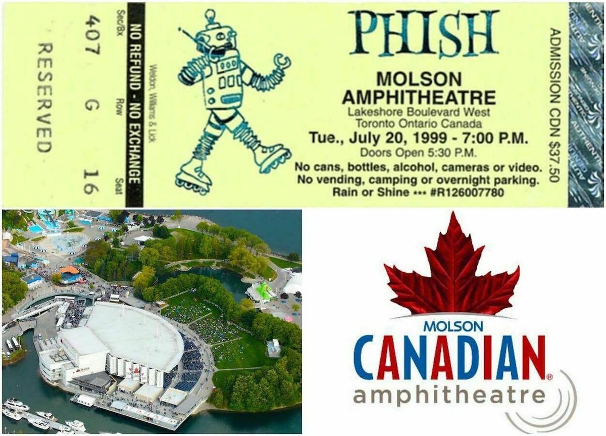 Concert History of Molson Amphitheatre Toronto, Ontario, Canada ...