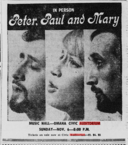 Concert History of Pershing Auditorium (aka Pershing Center) Lincoln ...