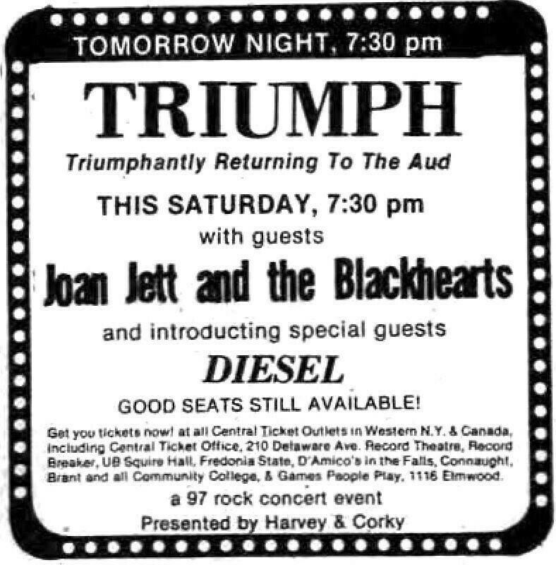 Triumph Concert & Tour History | Concert Archives