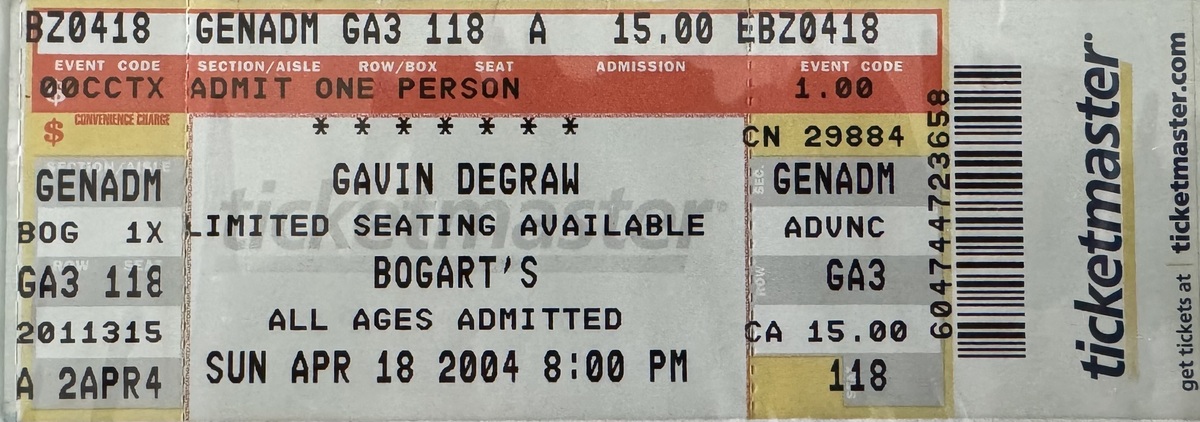 Ryan Creamer Concert & Tour History | Concert Archives