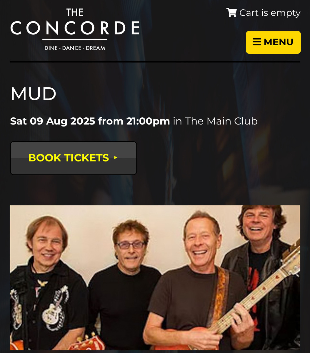 Mud Concert & Tour History | Concert Archives