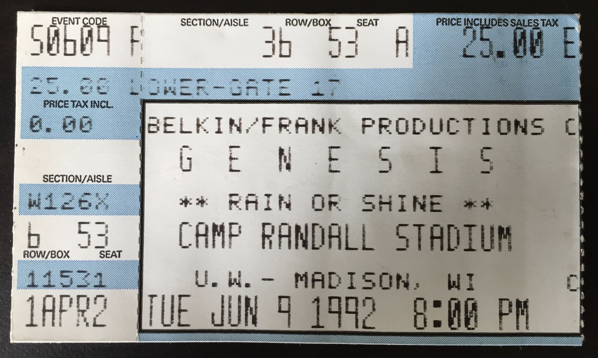 Genesis Concert & Tour History (Updated for 2024) | Concert Archives