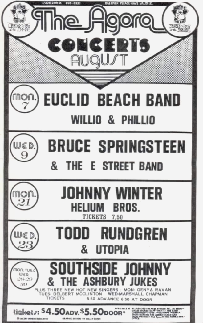 Bruce Springsteen's 1978 Concert & Tour History | Concert Archives