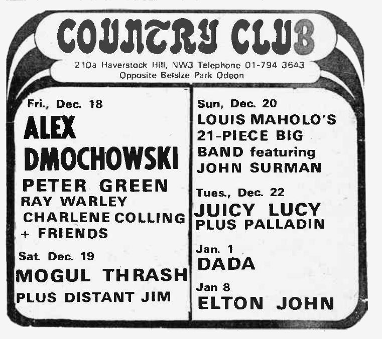 Elton John's 1971 Concert & Tour History | Concert Archives