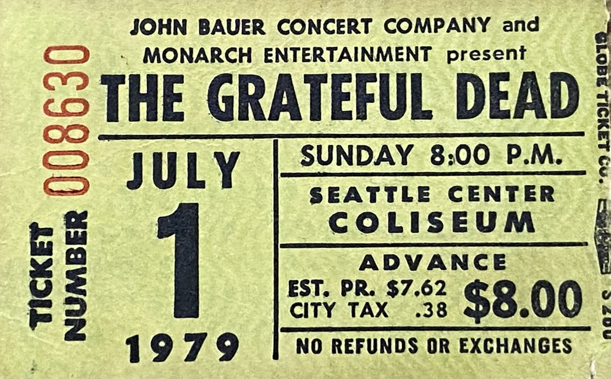 Grateful Dead's 1979 Concert & Tour History | Concert Archives