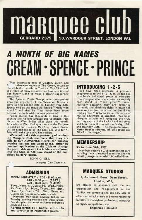 Cream Concert & Tour History | Concert Archives