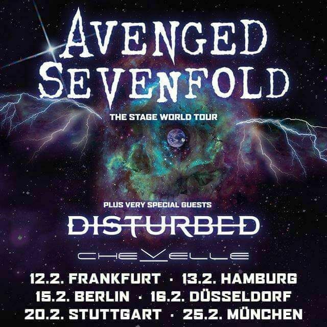 Avenged Sevenfold Concert & Tour History (Updated for 2024 - 2025 ...
